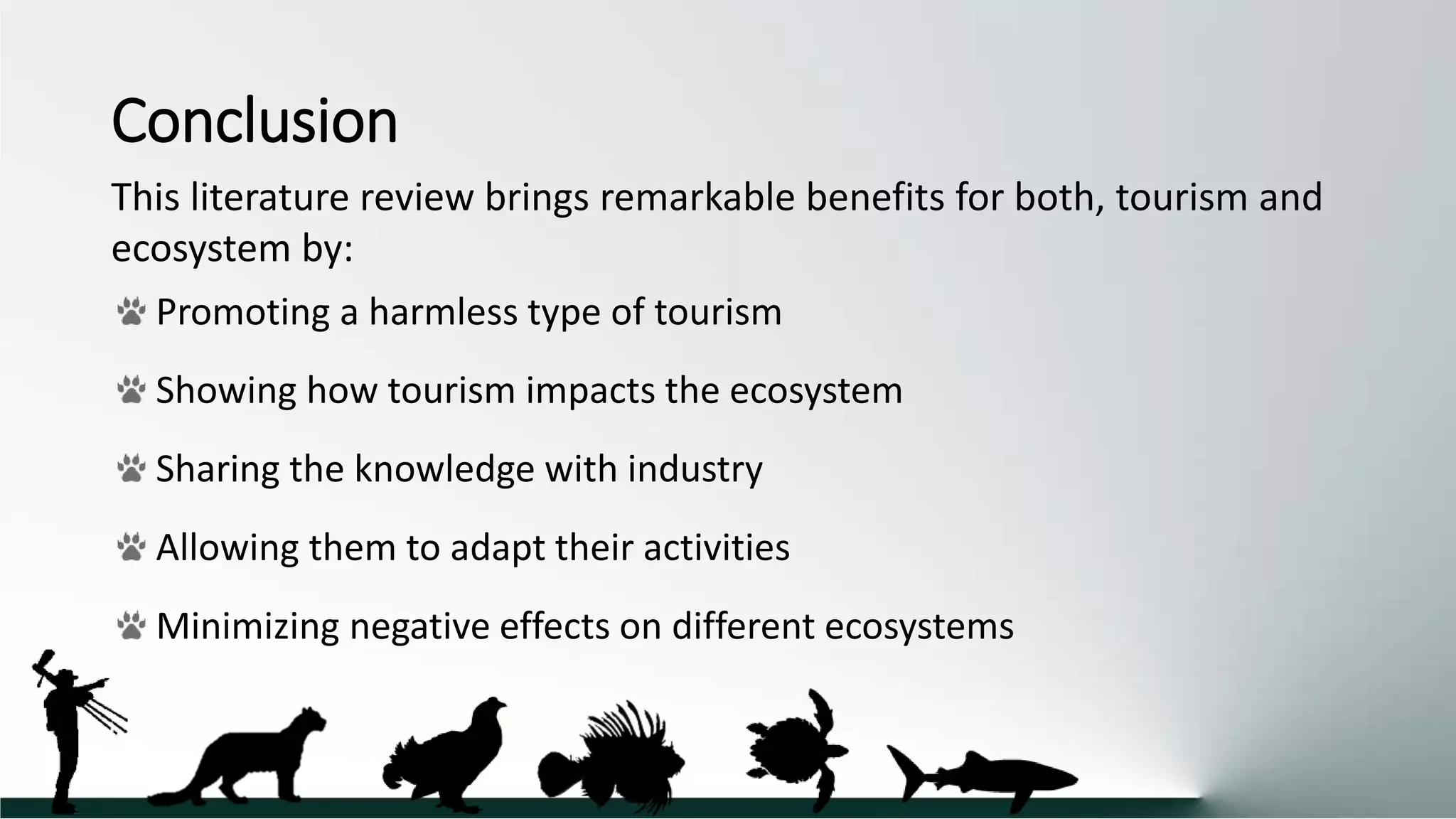 Impacts of tourism on the ecosystem | PPTX