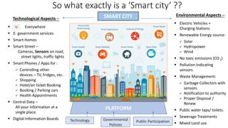 Geospatial solutions for creating a smart city | PPTX