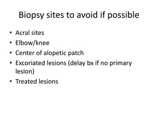 Final version histologic intepretation of bxs for dermatitis | PPTX