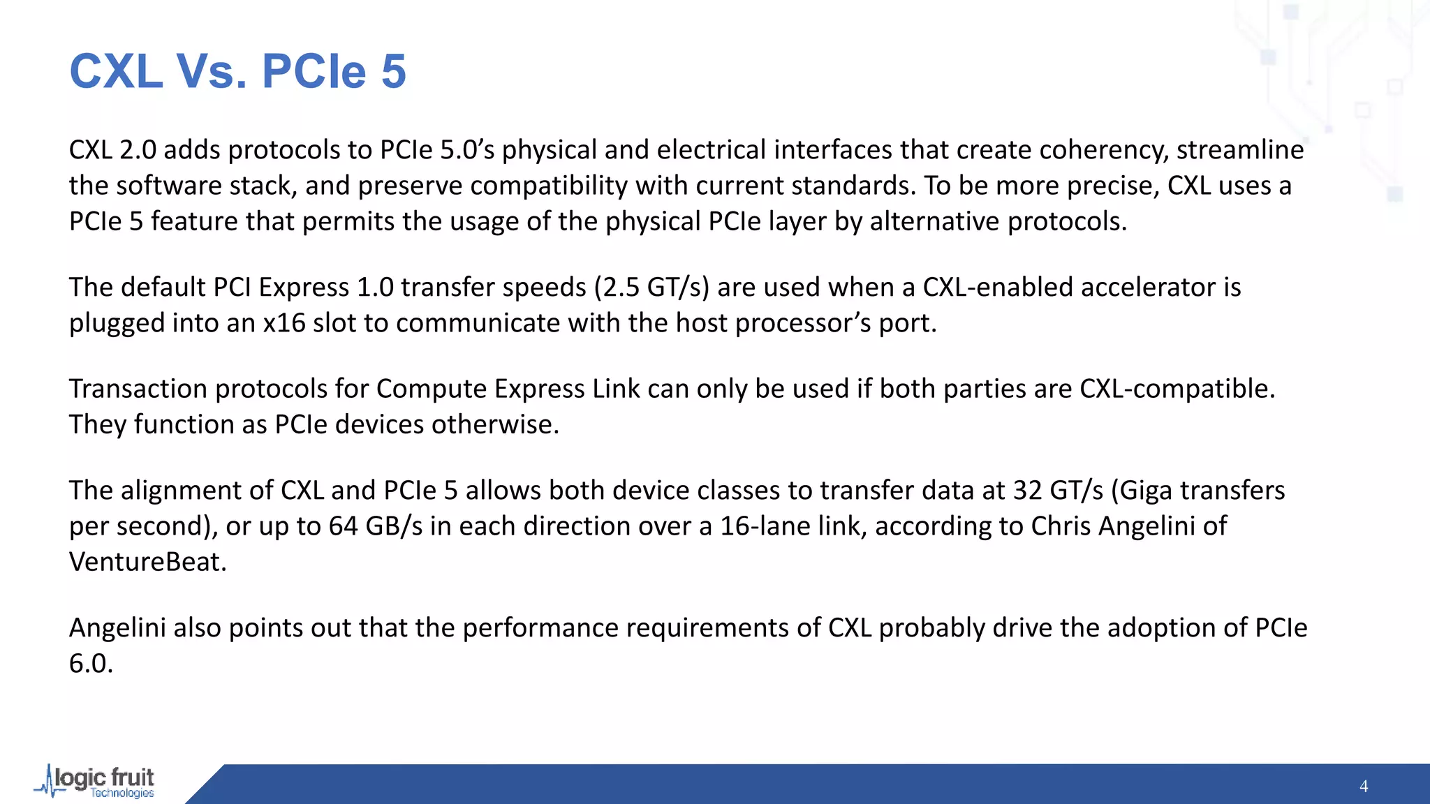 Compute Express Link (CXL) – Everything You Ought To Know | PPTX