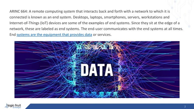 End System Design Parameters of the ARINC 664 part 7 | PPT