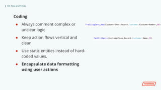 OutSystems Tips and Tricks | PPT