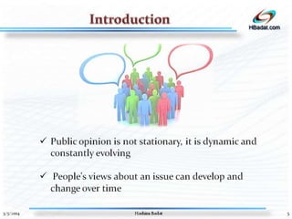OPINION DYNAMICS & PUBLIC BEHAVIOR | PPTX