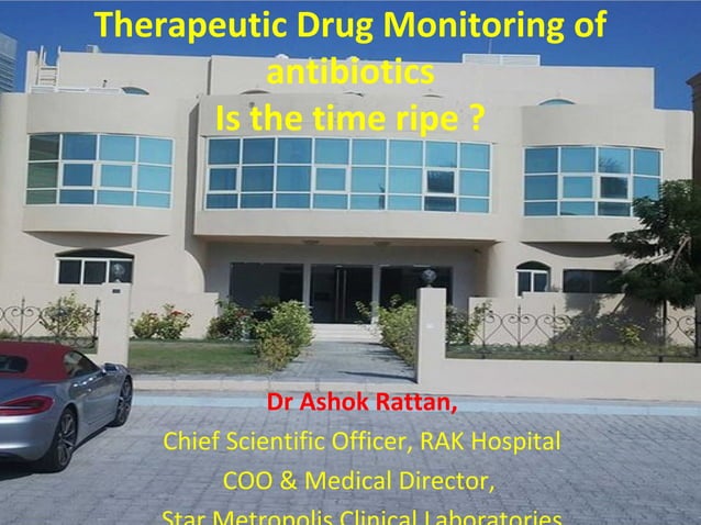 therapeutic drug monitoring of antibiotics | PPT