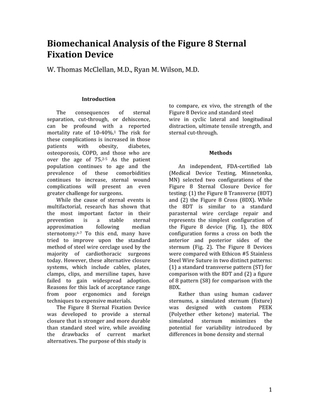 Figure 8 Sternal Closure Device Bench Top | PDF