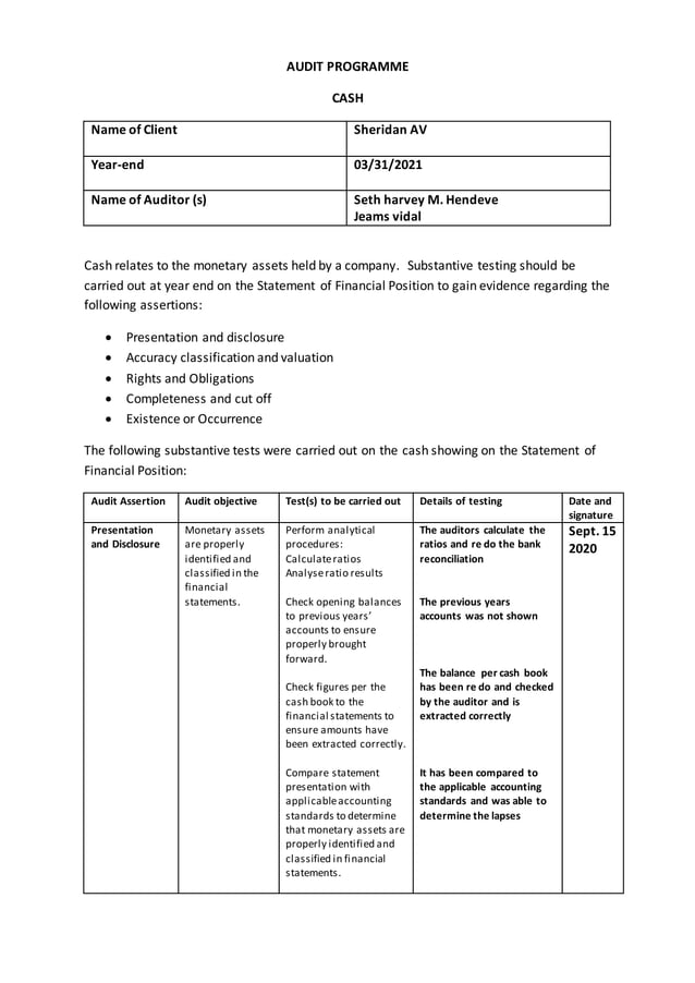 Final visit cash | DOCX