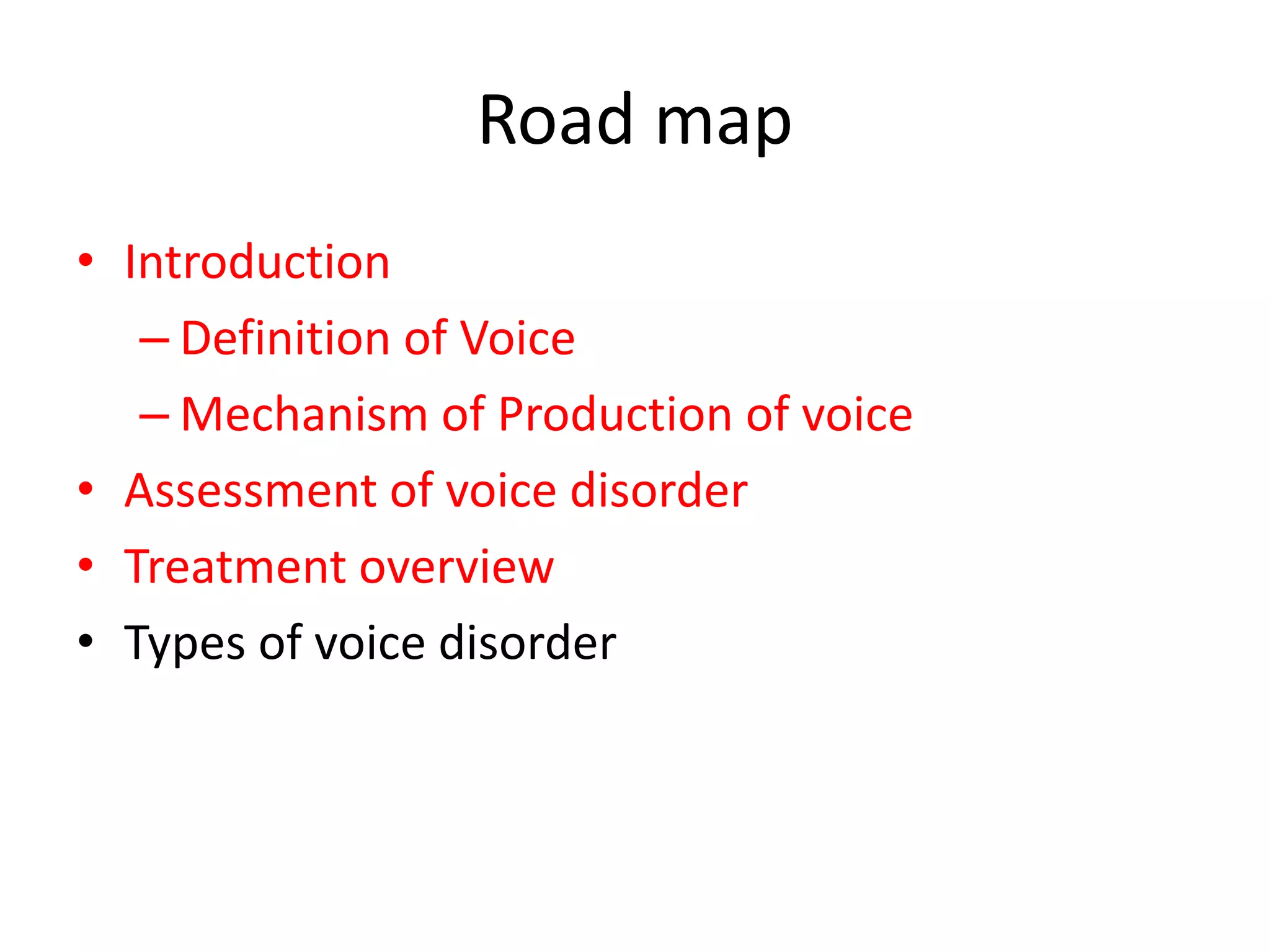 disorder of voice | PPTX