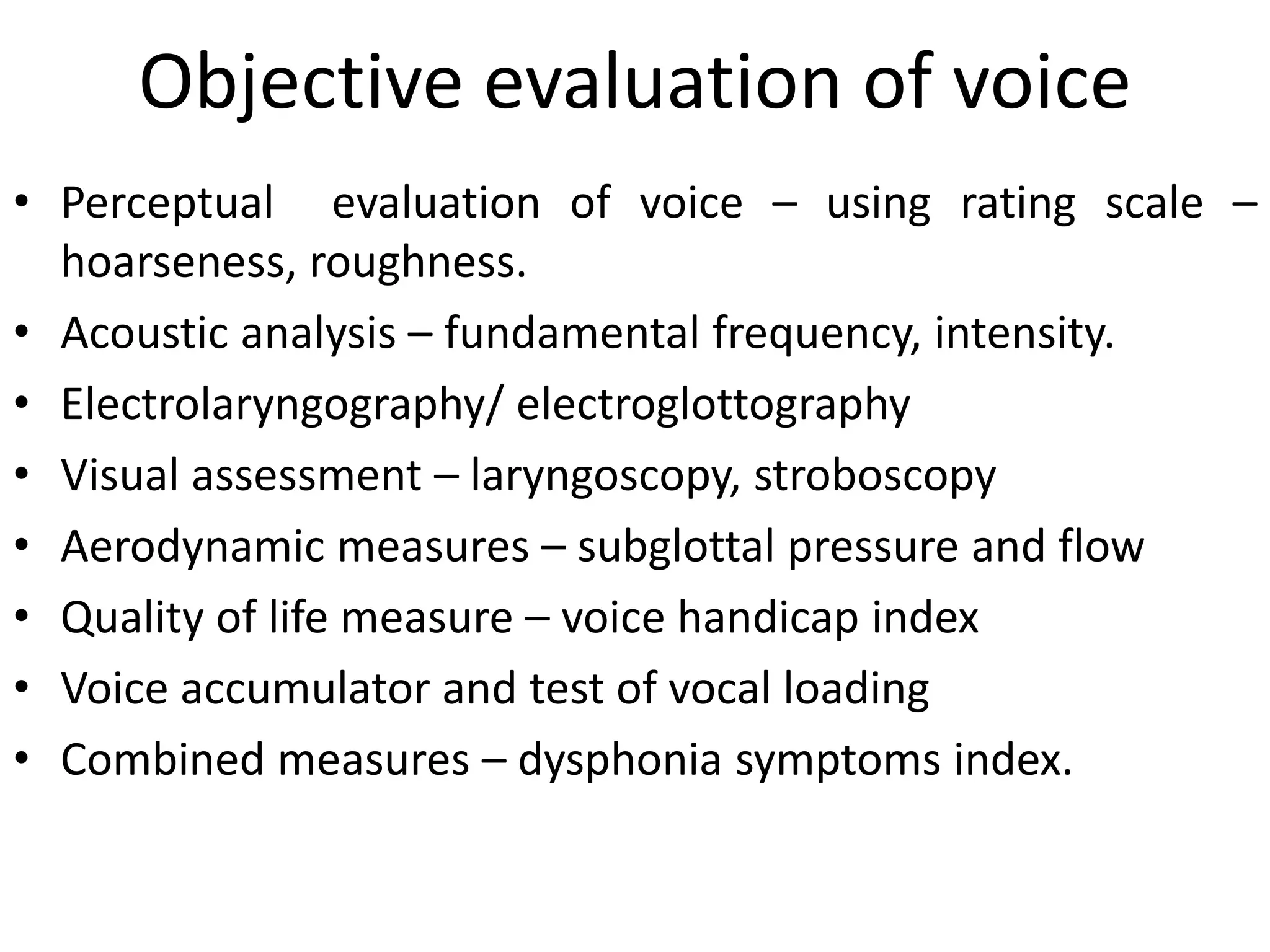disorder of voice | PPTX
