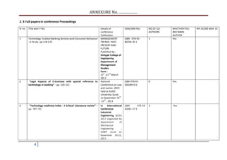 Final vsg annexure | PPT