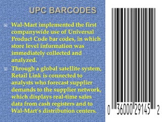 Supply chain management Walmart presentation slides | PPTX