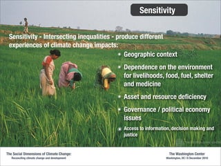 The Social Dimensions of Climate Change | PDF
