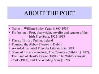 Final wb yeates | PPT