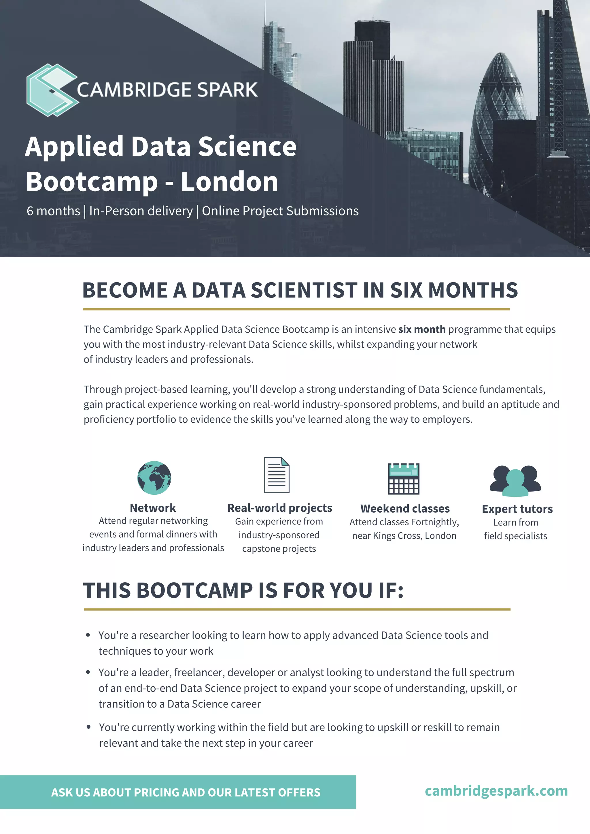 Applied Data Science Bootcamp flyer | PDF