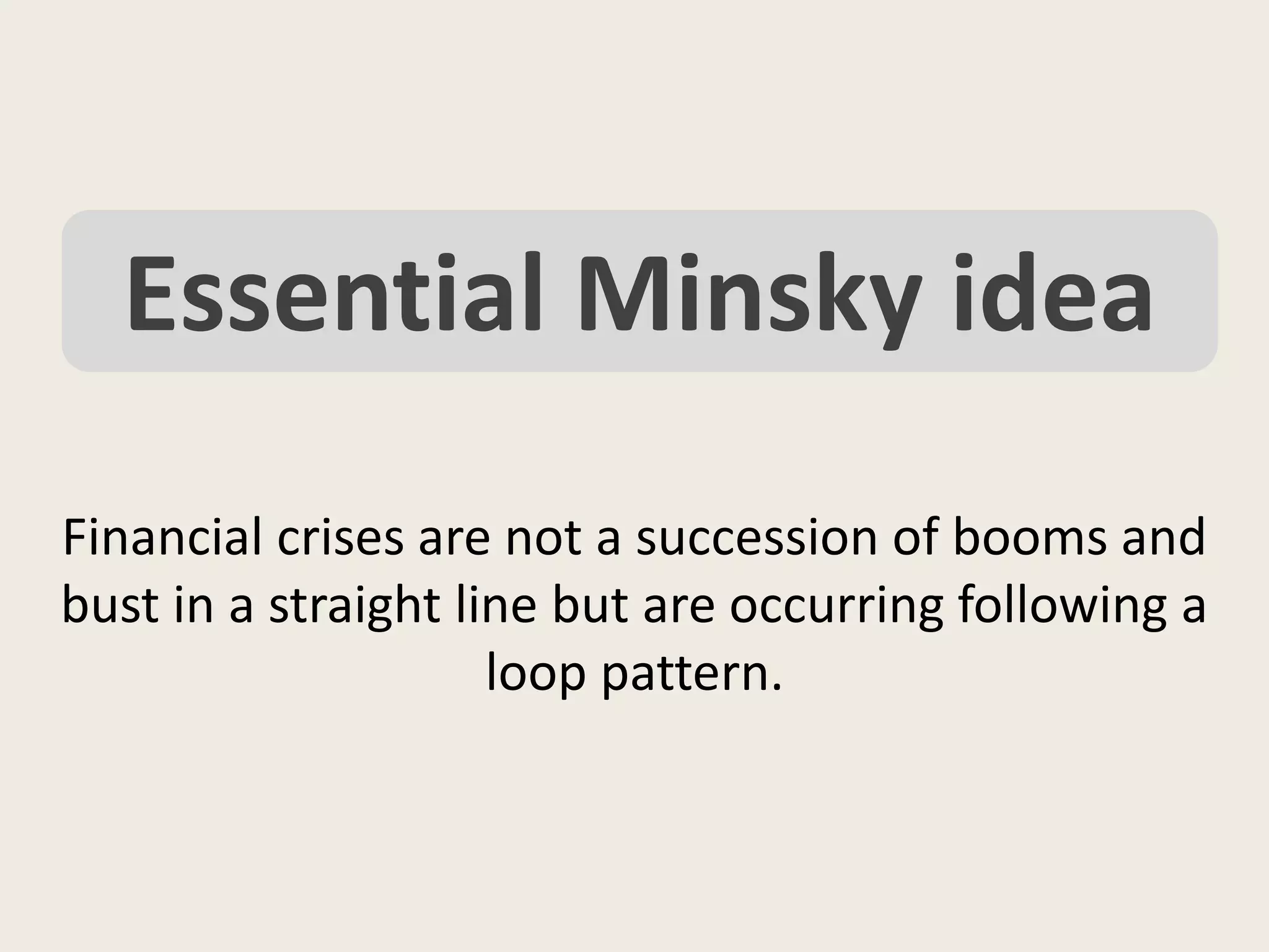 "Minsky Phases" Asset Allocation | PPTX