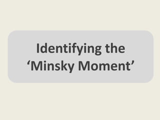 "Minsky Phases" Asset Allocation | PPTX