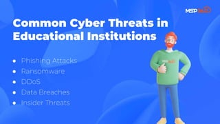 Cybersecurity Essentials for Educational Institutions | PPTX