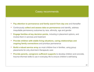 Getting to Permanence: The Practices of High-Performing Child Welfare ...