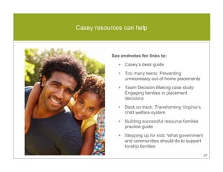 Getting to Permanence: The Practices of High-Performing Child Welfare ...