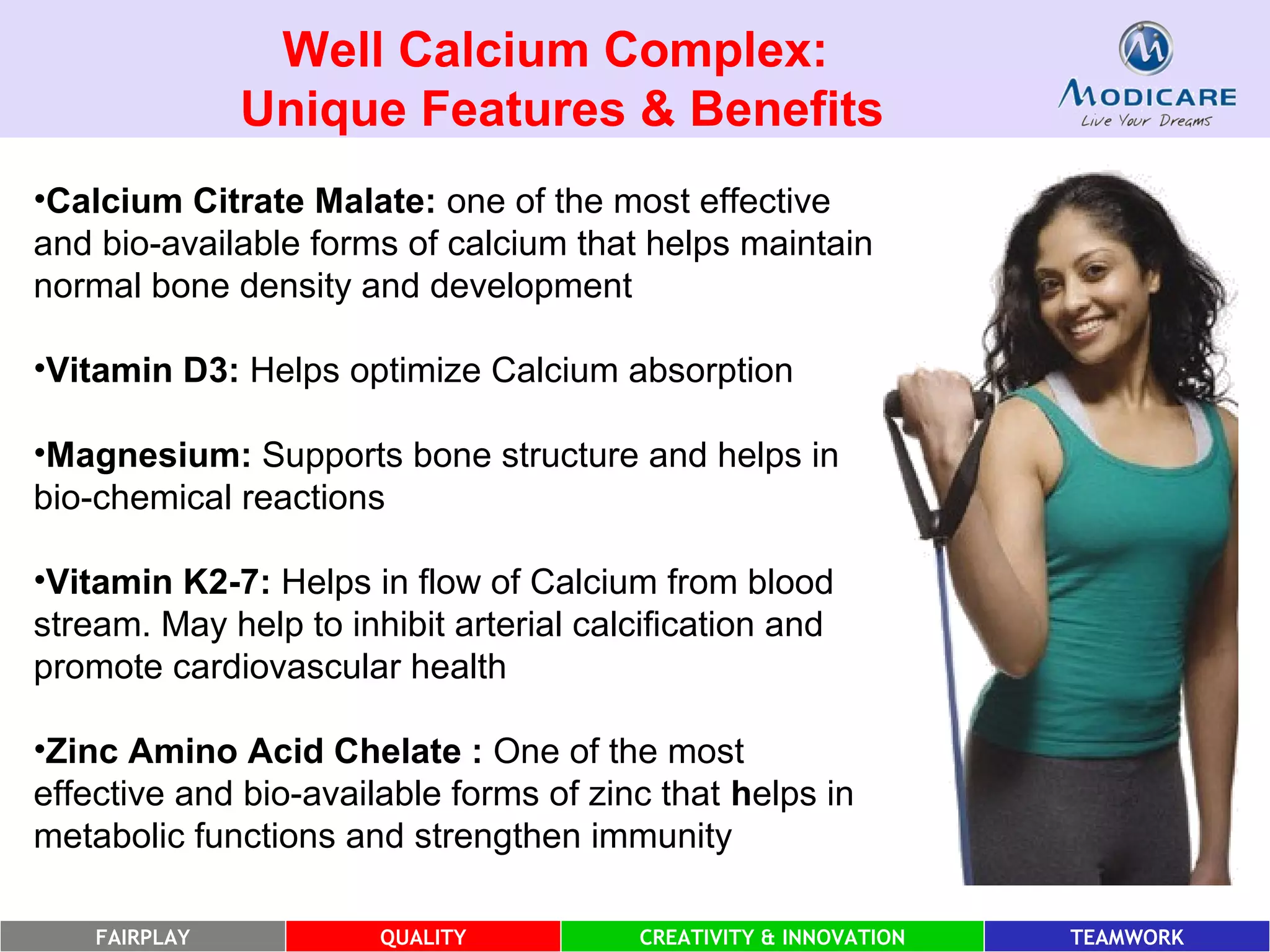 WELL Calcium complex | PPT