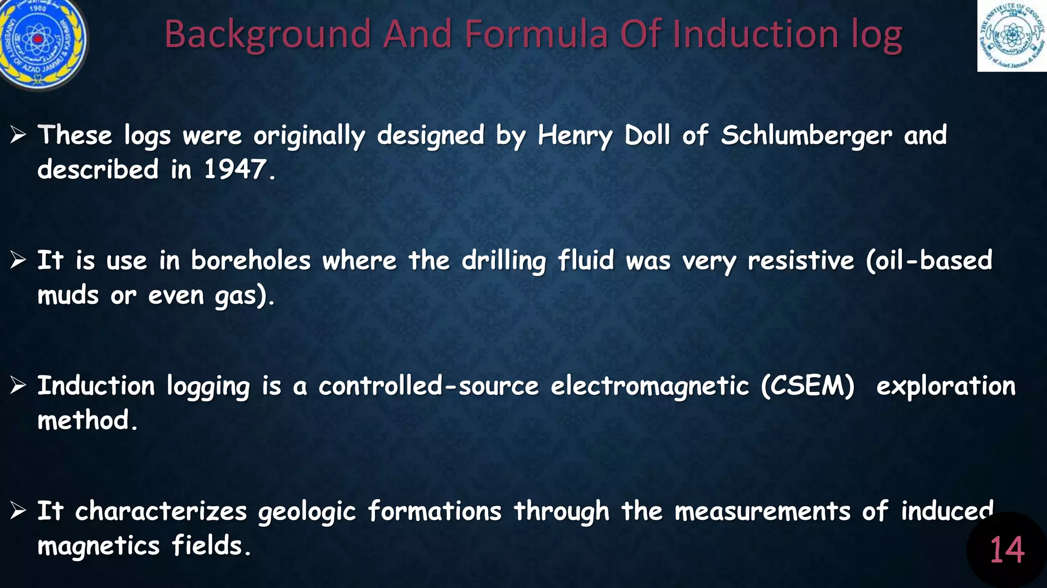 Introduction to Induction Logging | PPTX