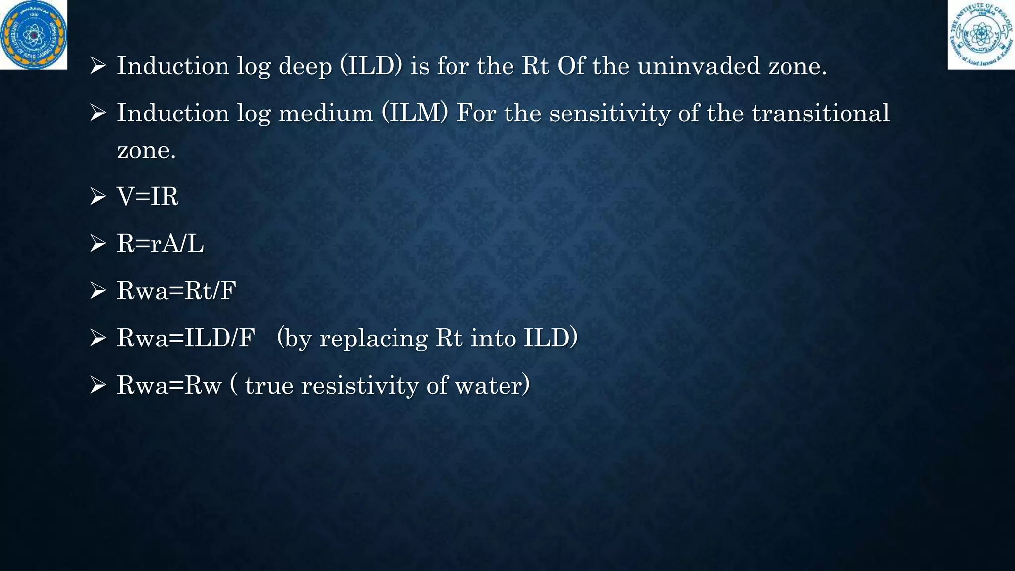 Introduction to Induction Logging | PPTX