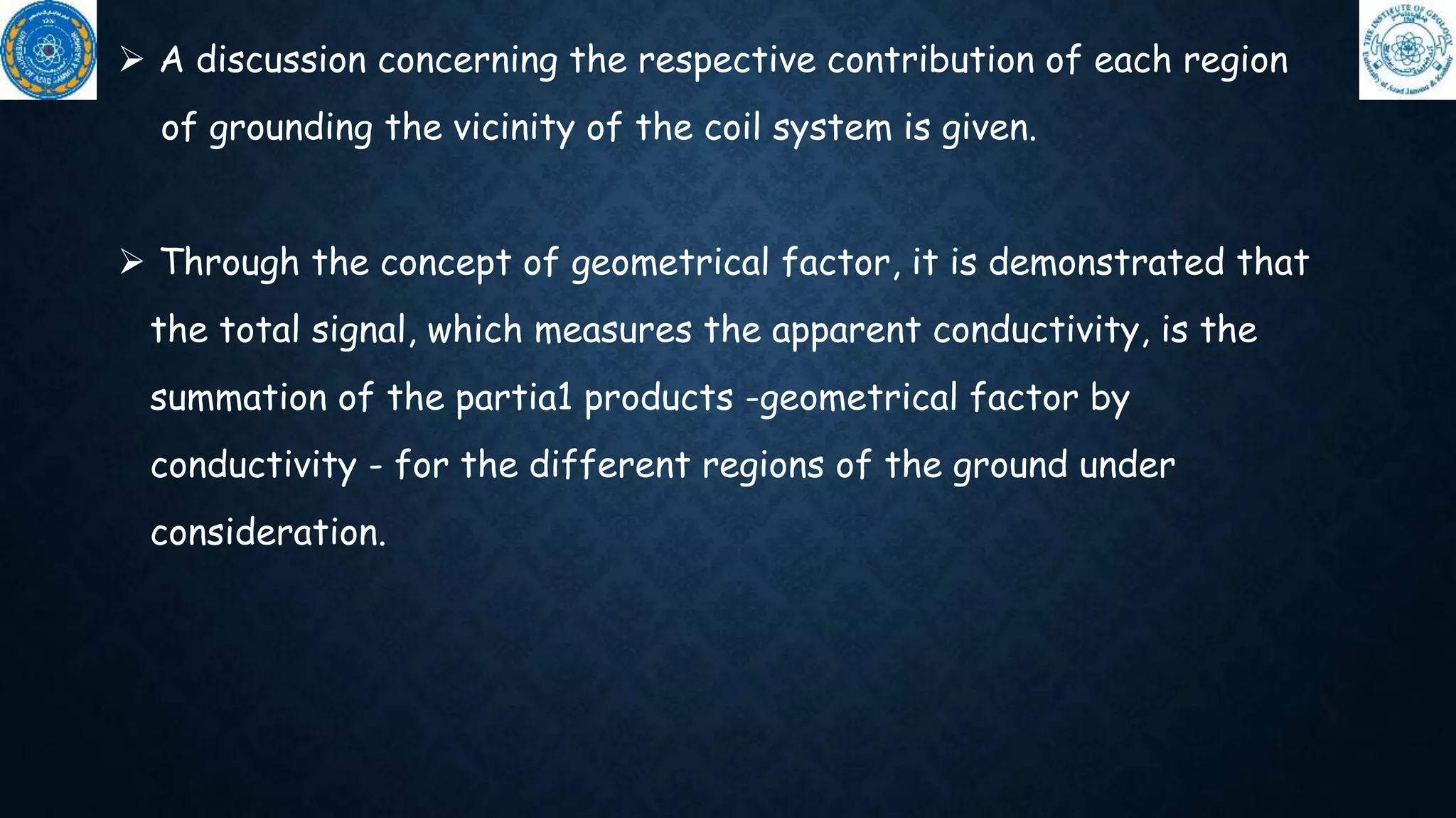 Introduction To Induction Logging Pptx Geology Science