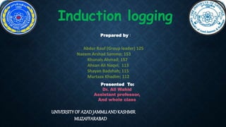 Introduction to Induction Logging | PPTX