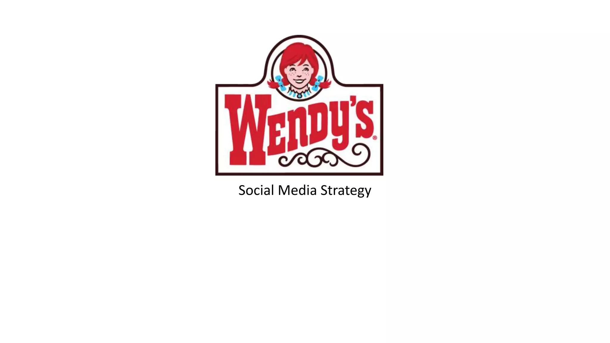 Wendys Social Media Strategy | PPTX