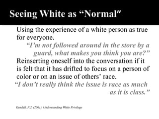 Making Meaning of White Privilege | PPT