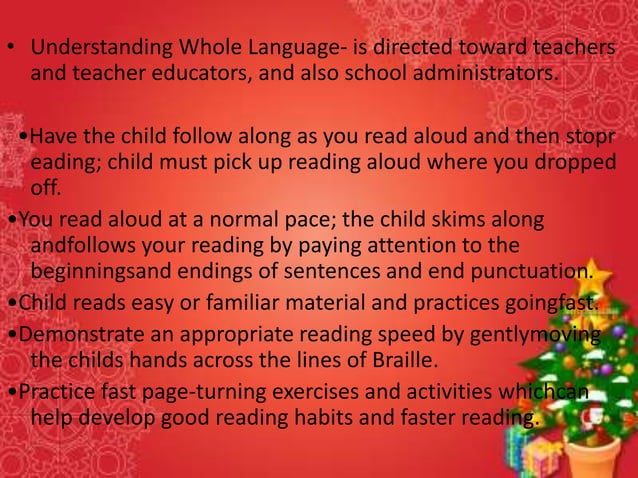 Final whole language approach | PPTX | Education
