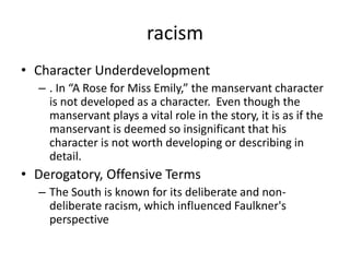 Final william faulkner presentation | PPTX