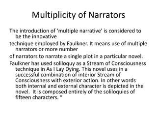 Final william faulkner presentation | PPTX