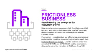 Accenture Technology Vision for SAP Solutions | PPTX