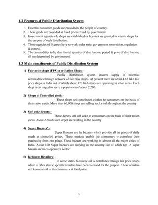 Public Distribution System | PDF