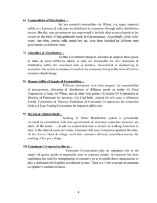 Public Distribution System | PDF