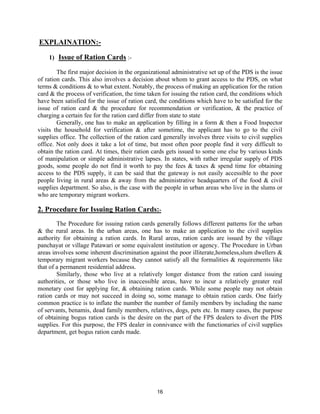 Public Distribution System | PDF