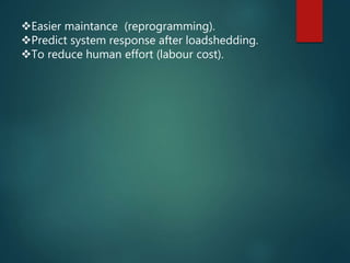 auto matic load shedding control for substation | PPTX