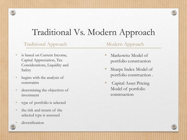 Sharpe Single Index Model | PPTX