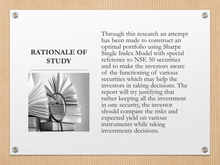 Sharpe Single Index Model | PPTX