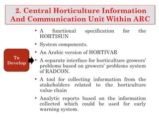 Horticulture Research Center Presentation | PDF
