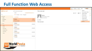 WorldPosta Professional Email For Business | PPTX