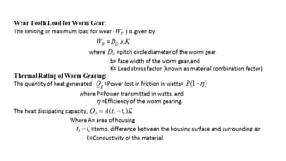 Worm Gear ppt | PPTX