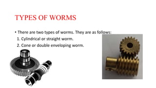 Worm Gear ppt | PPTX
