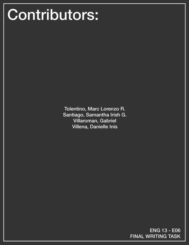 Final Writing Task - Description of Mechanism | PPT