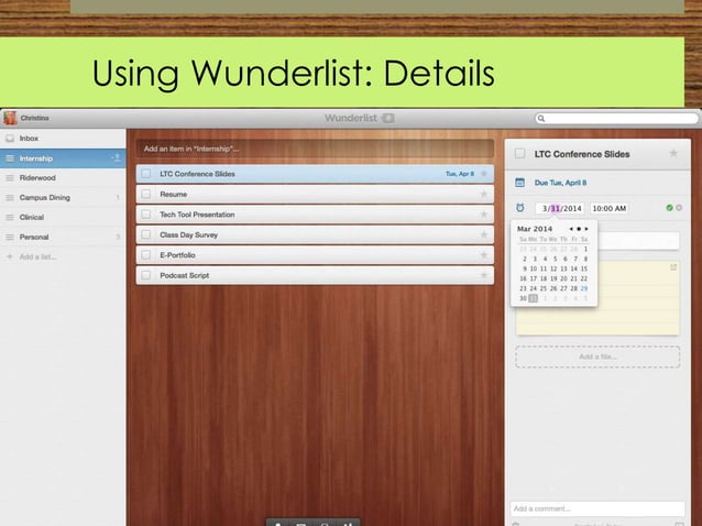 Final Wunderlist Presentation | PPT