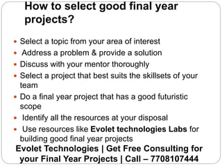 Final year projects: All you need to know about your Final year ...
