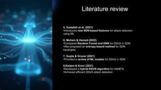 Real time ddos attack , detection and prevention | PPTX