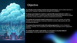 Real time ddos attack , detection and prevention | PPTX