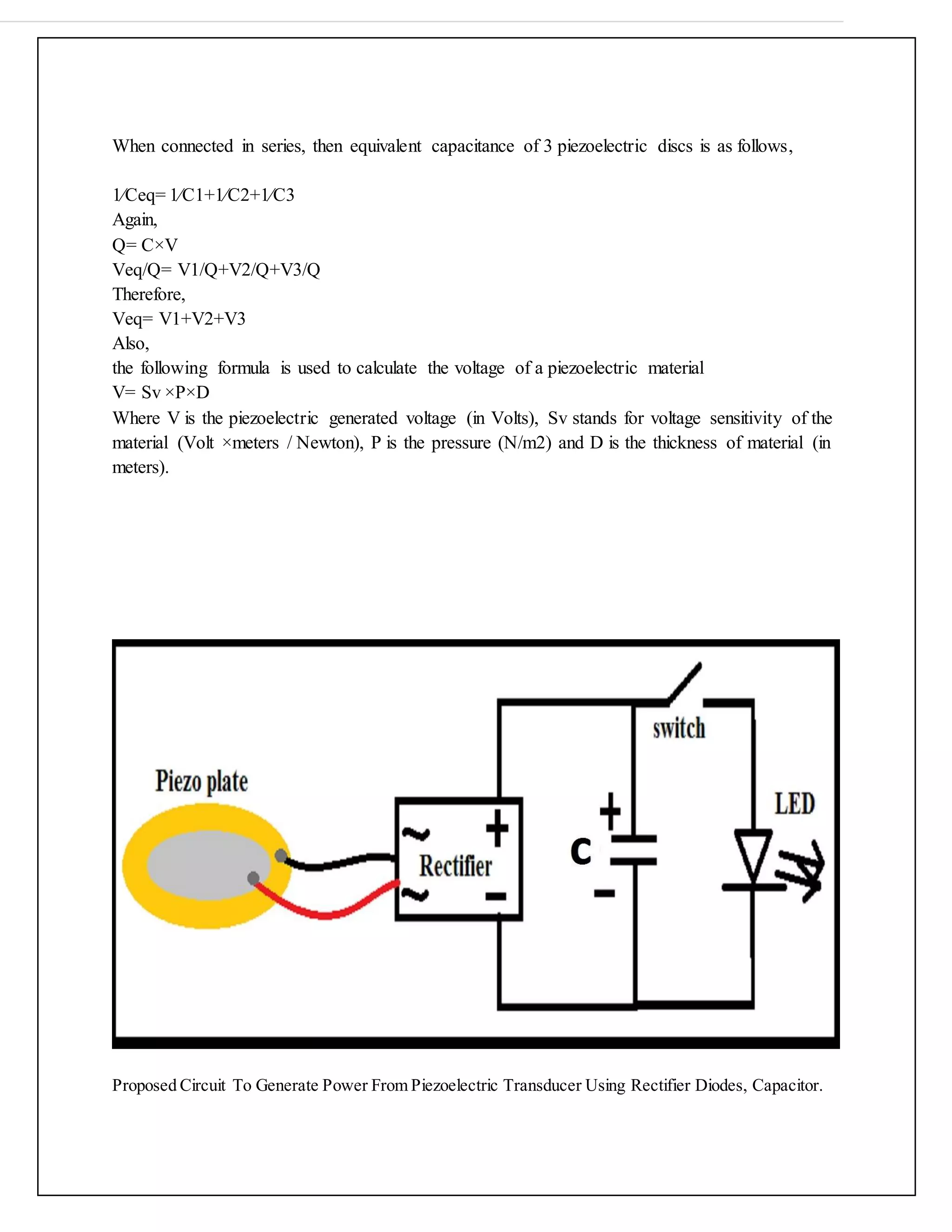 Footstep power generation system Final year be project | PDF