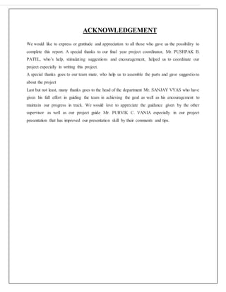 Footstep power generation system Final year be project | PDF